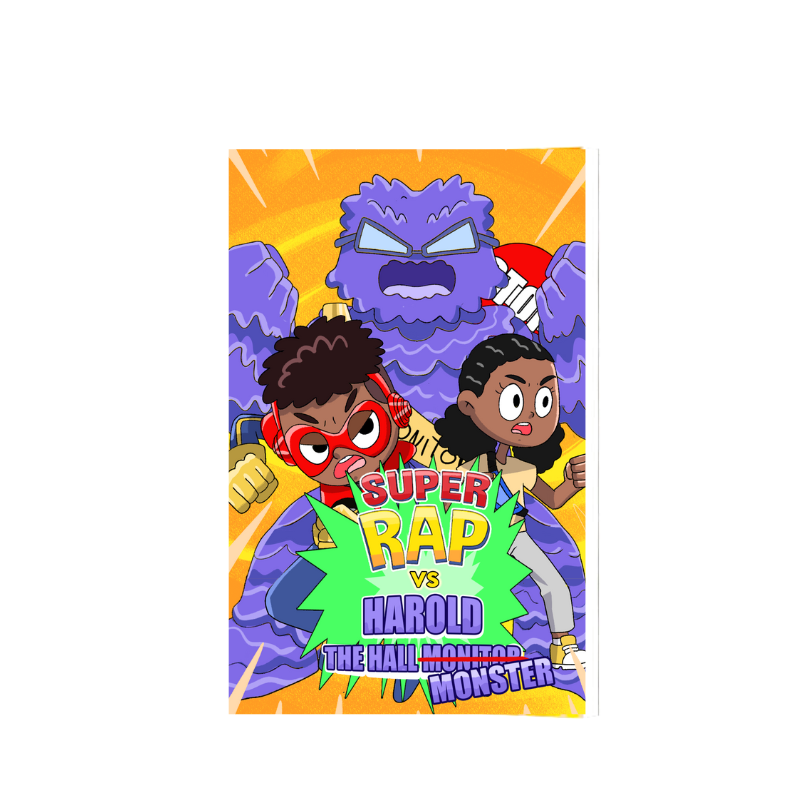 Super Rap™ vs. Harold The Hall Monster (Book 2) – Cartoon Junkyard